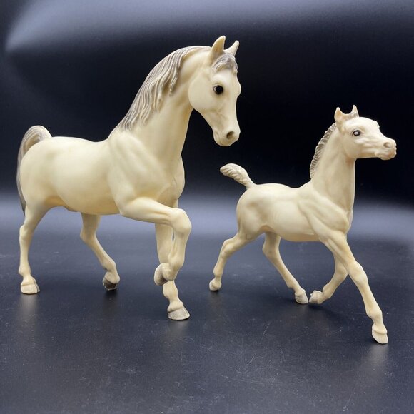 Breyer | Toys | Vintage Breyer Family Arabian Stallion And Foal ...